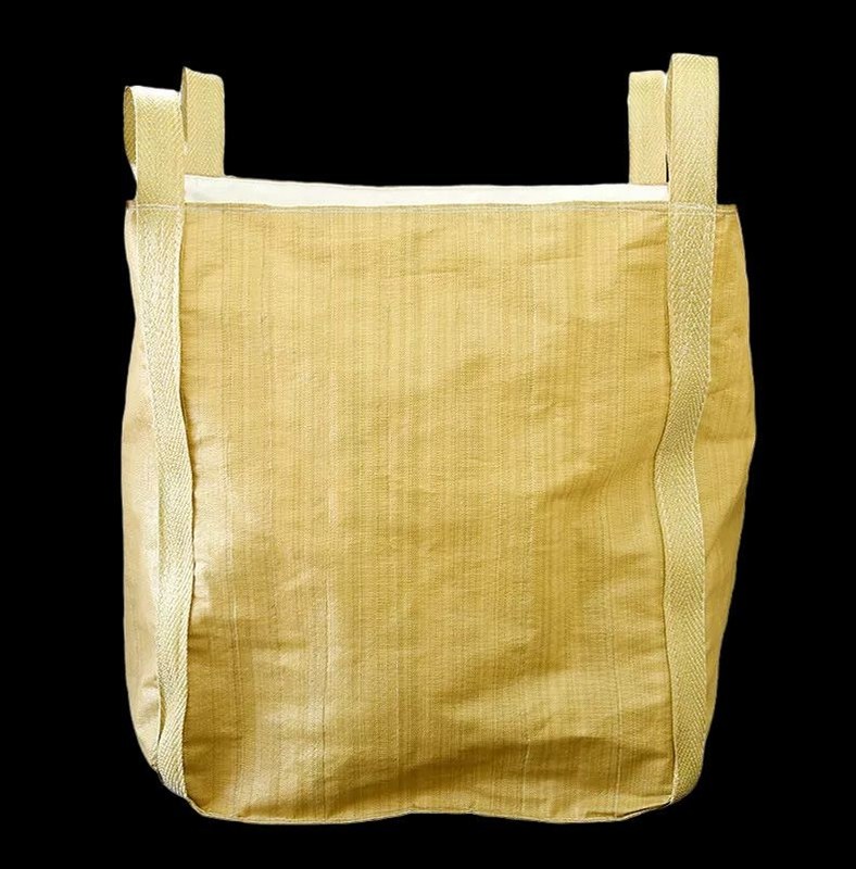 Laminated FIBC Jumbo Bags 850kg Yellow Building Sand Top Lift 1 Ton ...
